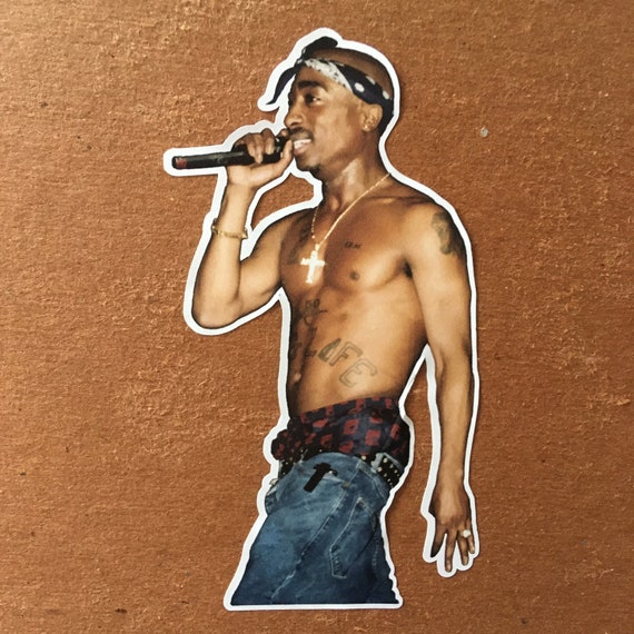 Decals & Skins Laptop Tupac Shakur Thug Life Microphone Rapper 2pac ...