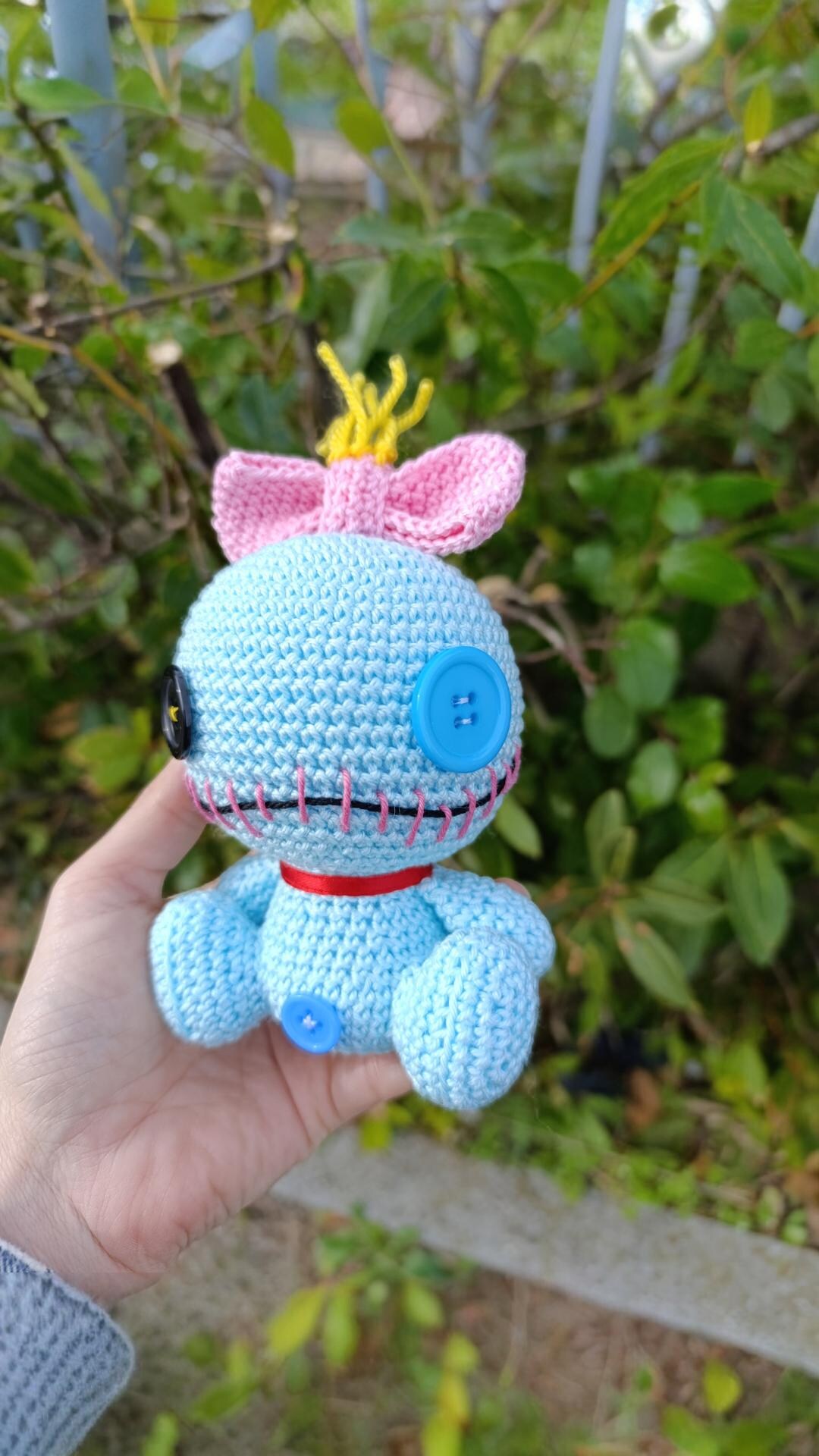 Scrump Doll, Scrump Amigurumi, Lilo & Stitch, Lilo's Doll, Scrump Plush ...