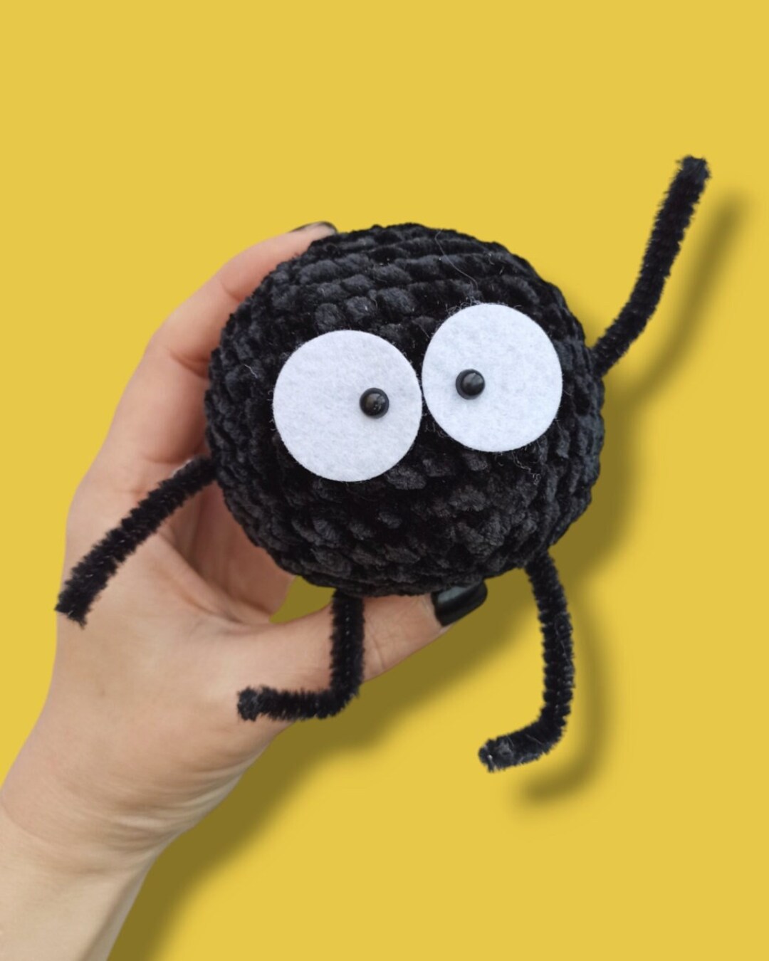Soot Sprite Amigurumi, Soot Sprite Plush, Nerini of the Dark ...
