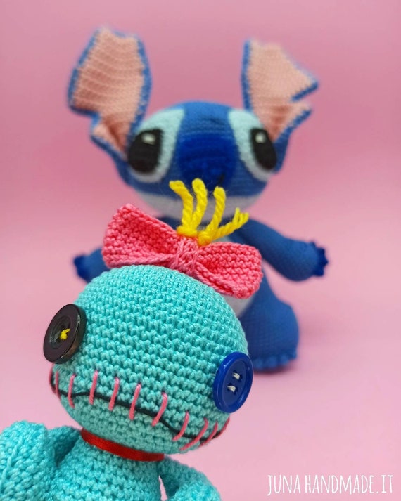 cute voodoo doll made from illustration Lilo and Stitch Crochet Scrump ...