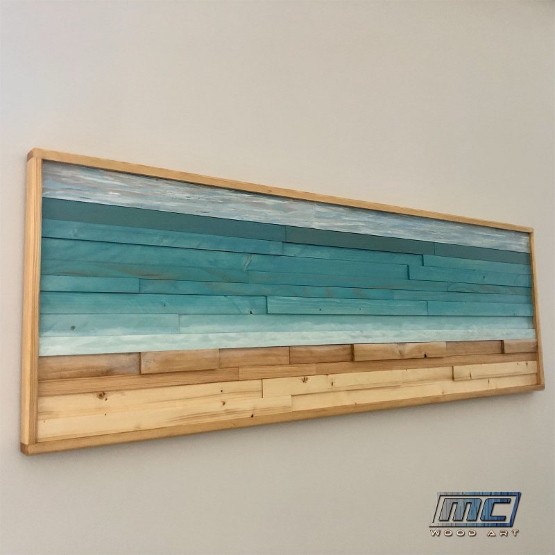 Beach Wood Wall Art - Etsy