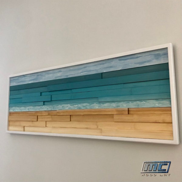 Reclaimed Wood Art Ocean - Etsy