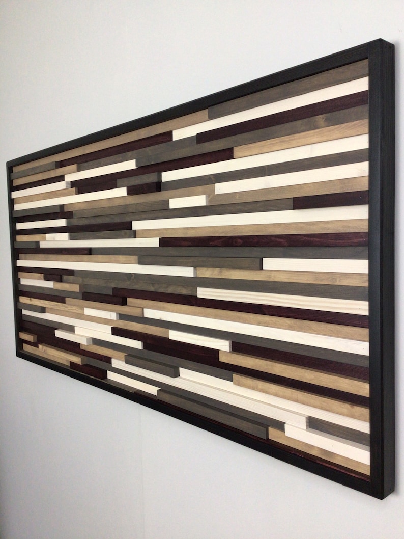Modern Wood Wall Art, Wood Wall Art, 3d Wall Art, Wood Wall Art Large ...