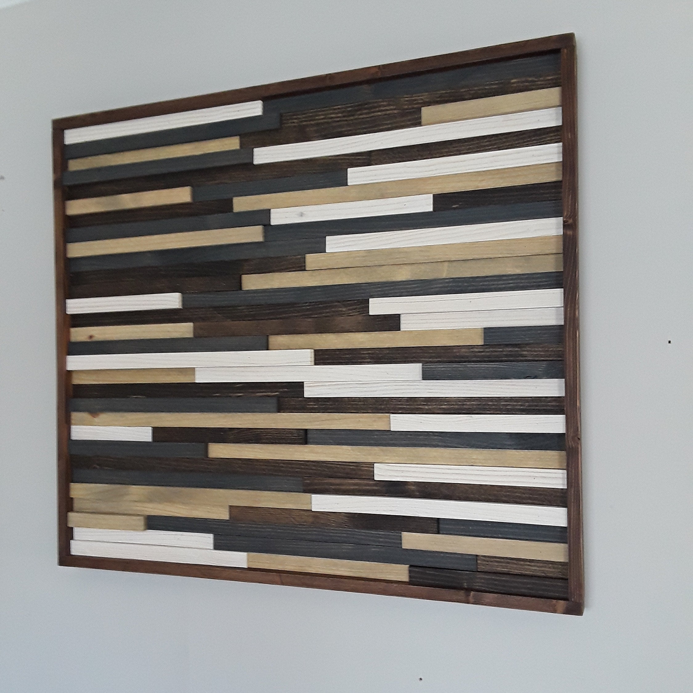 Modern wood wall art wood wall art 3d wall art wood wall | Etsy