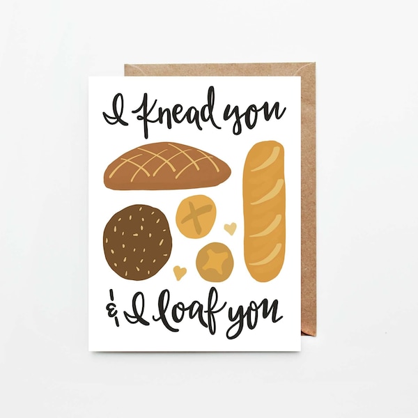 Bread Anniversary Card - Etsy