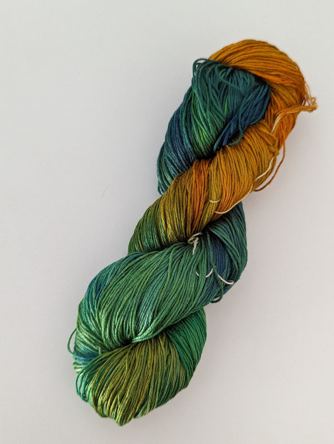 HOPE. Natural Silk Hank. 100% MULBERRY SILK. 50g. Hand Dyed. Cross ...