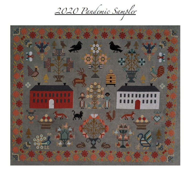2020 Pandemic Sampler Silk Thread Pack – 20 Hand-dyed Mini Skeins ...