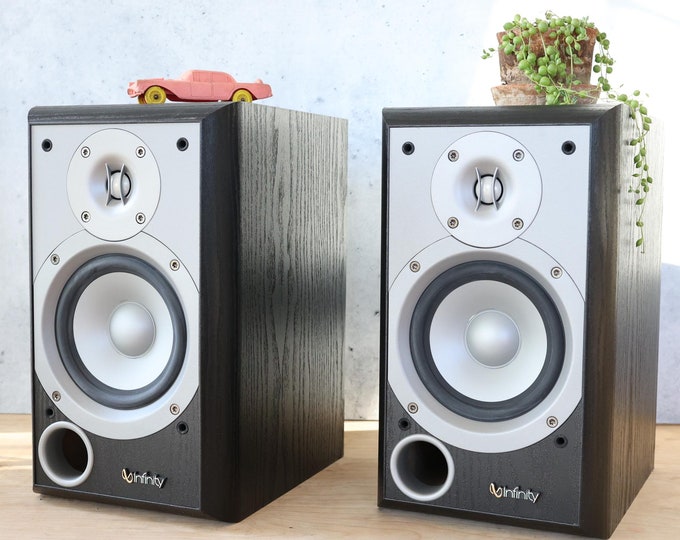 Infinity Primus 150 Series Bookshelf Speakers Perfect for Small to ...