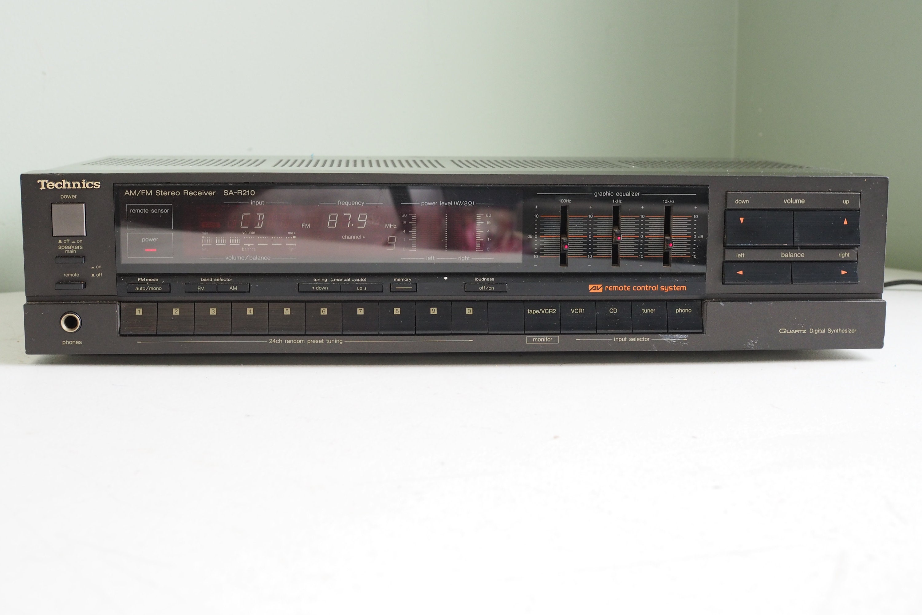 Vintage Technics SA-R210 Receiver Powerful Little Amplifier - Etsy