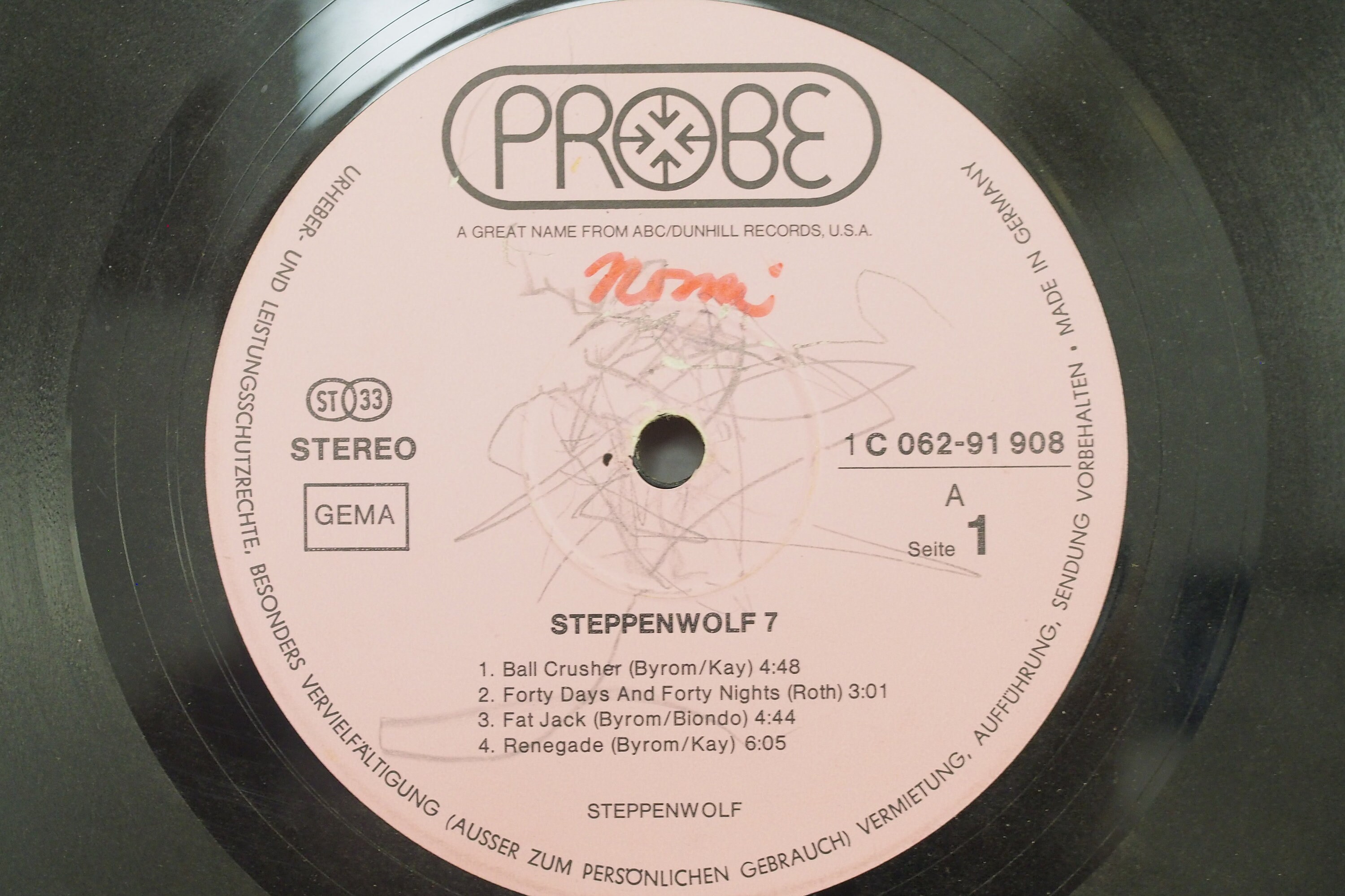 Steppenwolf 7 Record Album Lp Vinyl Record 33RPM Gema - Etsy