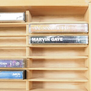 Vintage Napa Valley Cassette Tape Holder Shelf Display Rack Holds 100 ...