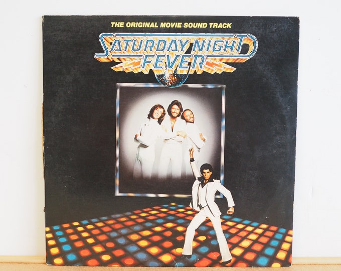 Saturday Night Fever Original Soundtrack Vintage Vinyl Record Album Stereo 1977, RSO Records ...