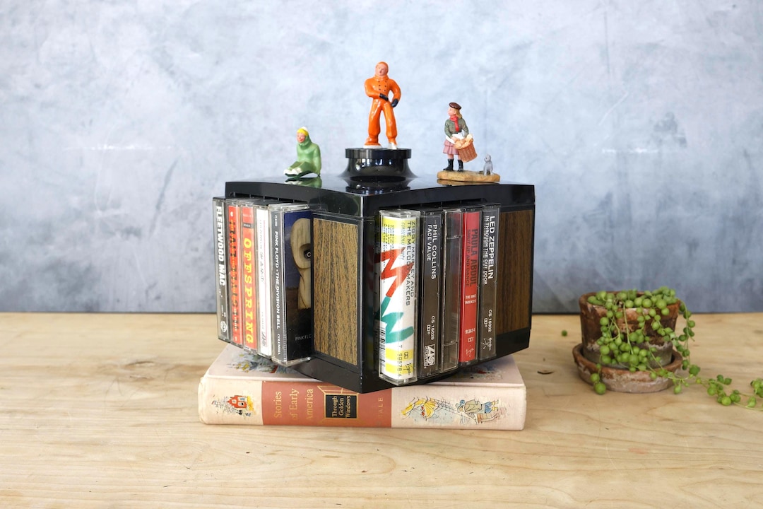 Vintage Carousel Cassette Holder Holds 20 Tapes Spins Very Cool - Etsy