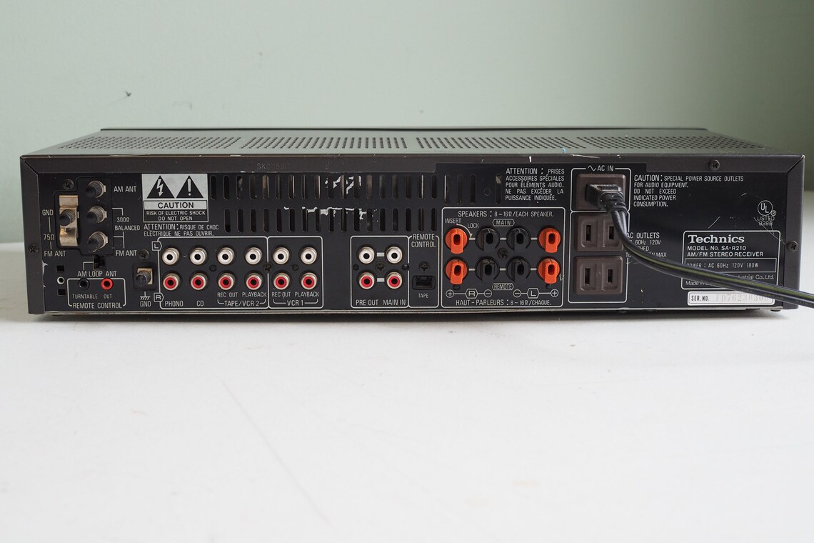 Vintage Technics SA-R210 Receiver Powerful Little Amplifier - Etsy