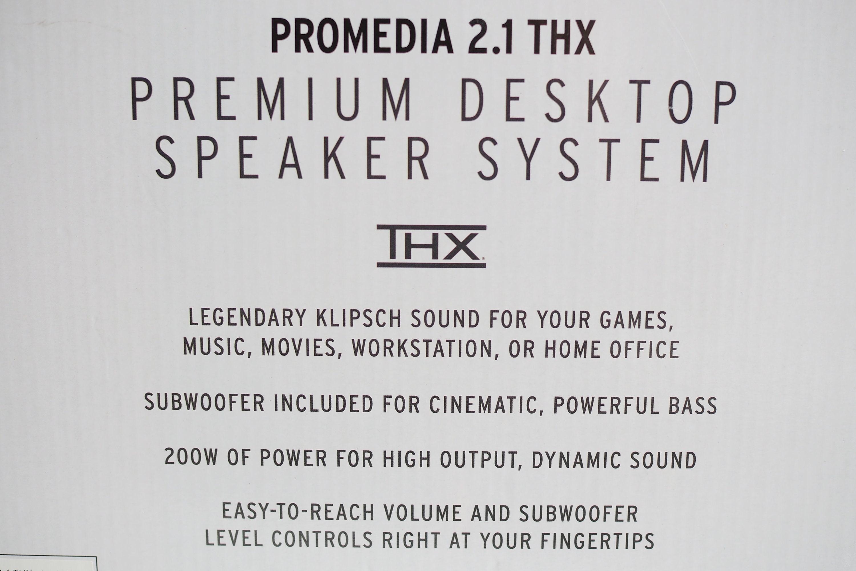 Klipsch 2.1 THX Certified Original Box Horn Speakers and - Etsy