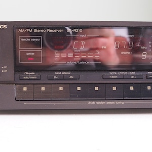 Vintage Technics SA-R210 Receiver Powerful Little Amplifier Small Foot ...