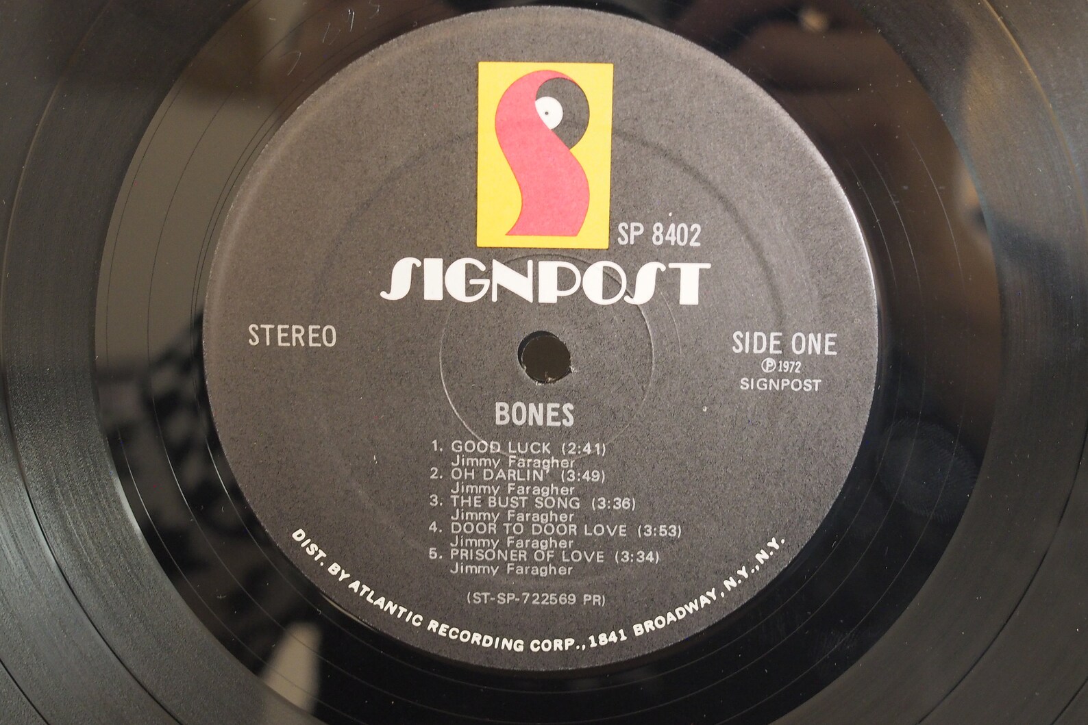 Bones Bones lp Vinyl Record album 33RPM Signpost Sp-8402 Blues | Etsy