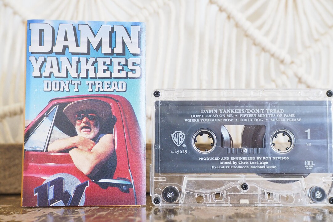 Damn Yankees Don't Tread Cassette Tape Warner Bros 9 45025-4 - Etsy France