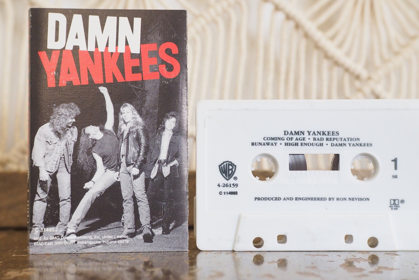 Damn Yankees Self Titled Cassette Tape Warner Bros 9 26159-4 - Etsy