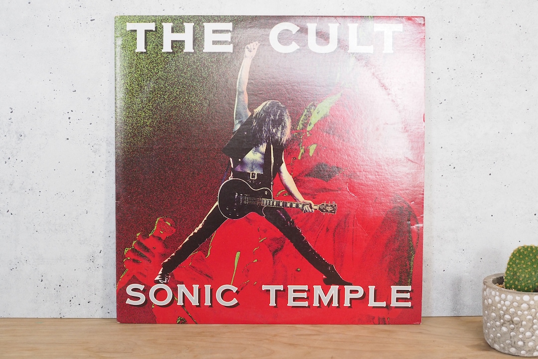 The Cult Sonic Temple Record Vinyl Album 33rpm Sire 25871-1 - Etsy
