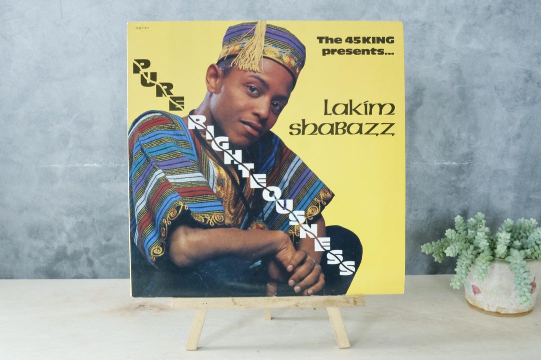 Lakim Shabazz Pure Righteousness Old School Hip Hop Album Vinyl Lp 33 ...