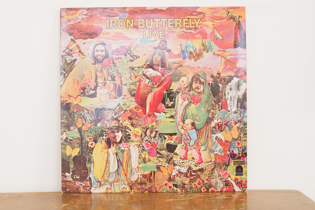 Iron Butterfly Live Record Album Vinyl LP 33 Rpm German Pressing 1970 ...