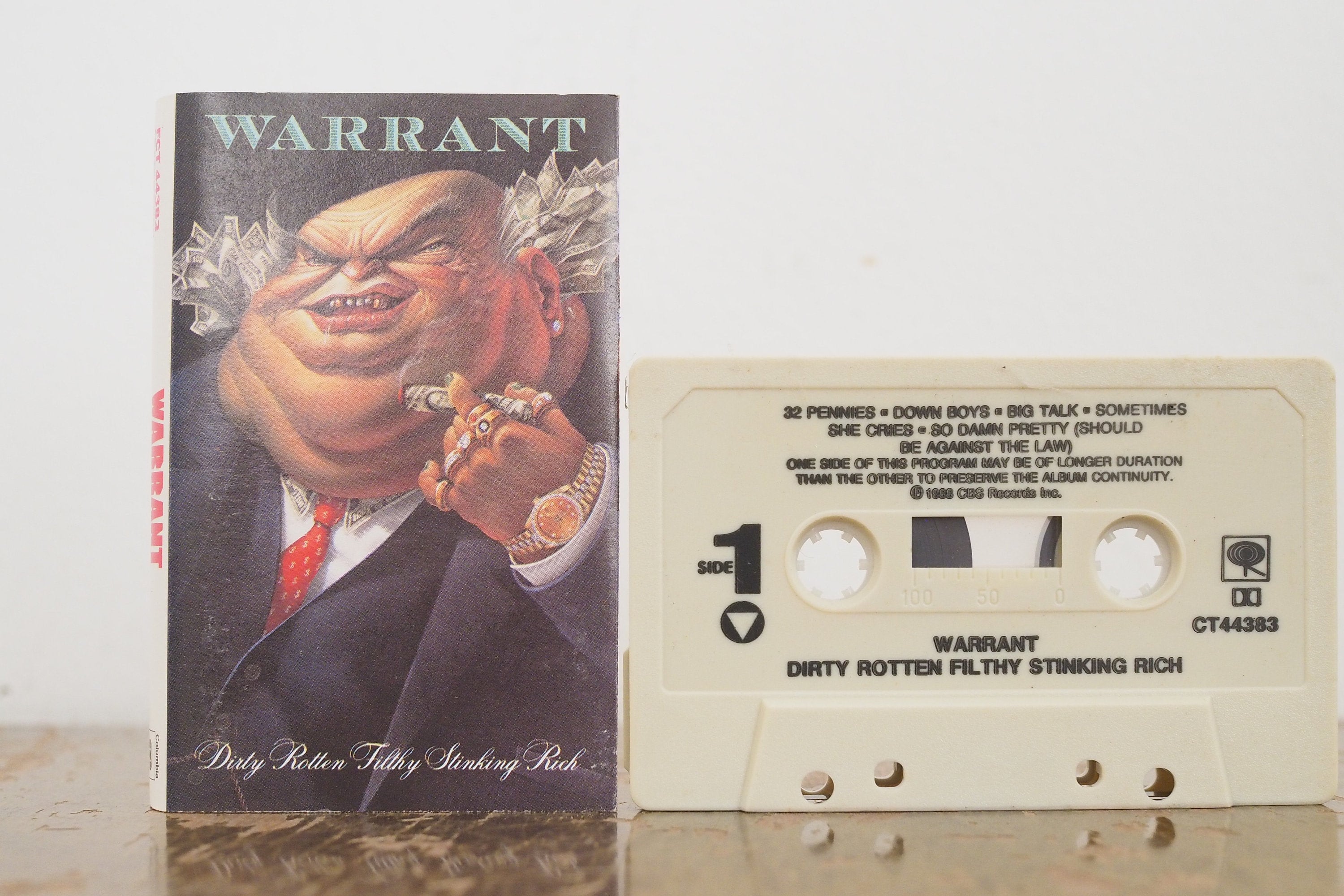 Warrant Dirty Rotten Filthy Stinking Rich Cassette Tape Album | Etsy