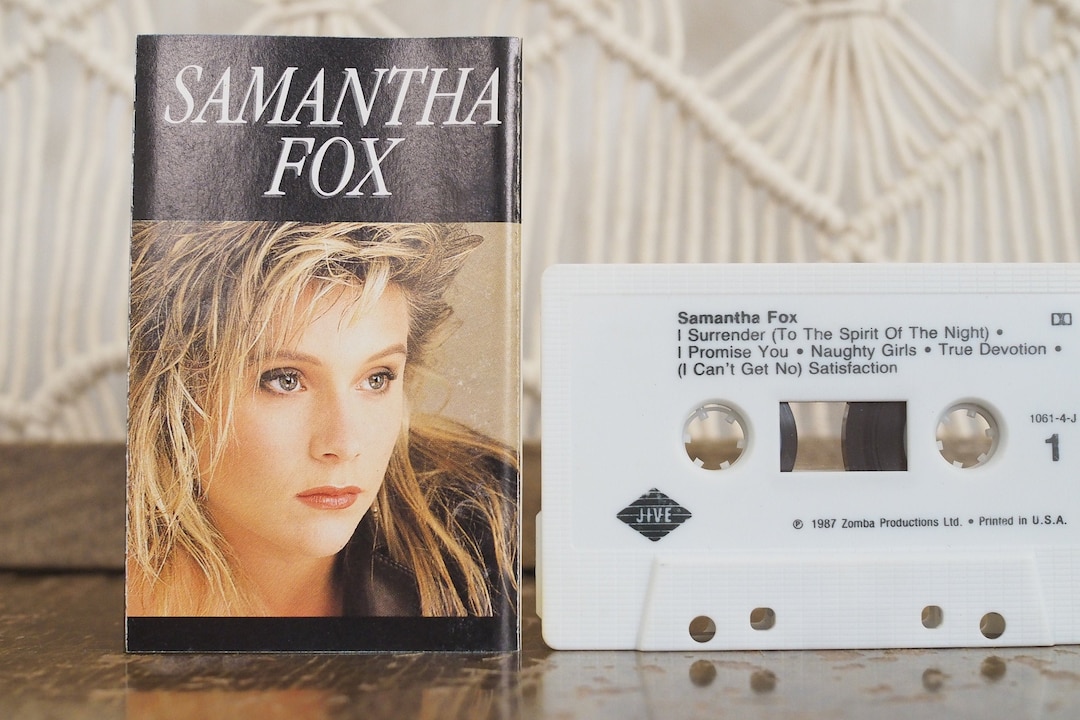 Samantha Fox Self Titled Tape Album Dolby Jive Record 1061-4-j Naughty ...