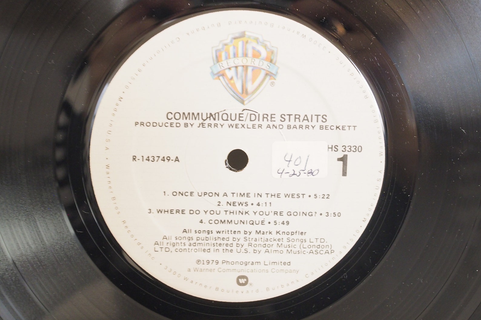 Dire Straits Communique Record Album Vinyl LP 33 Rpm Warner - Etsy