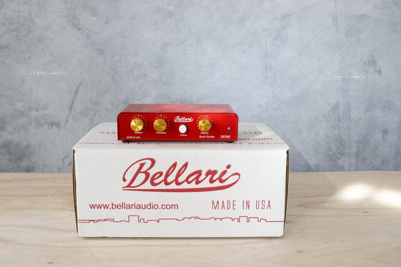 Bellari Phono Sonic Exciter Made in USA SE-650 Manual Box Power Supply ...