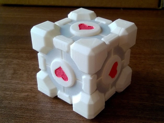 Portal Inspired Companion Cube Gift Box - Etsy