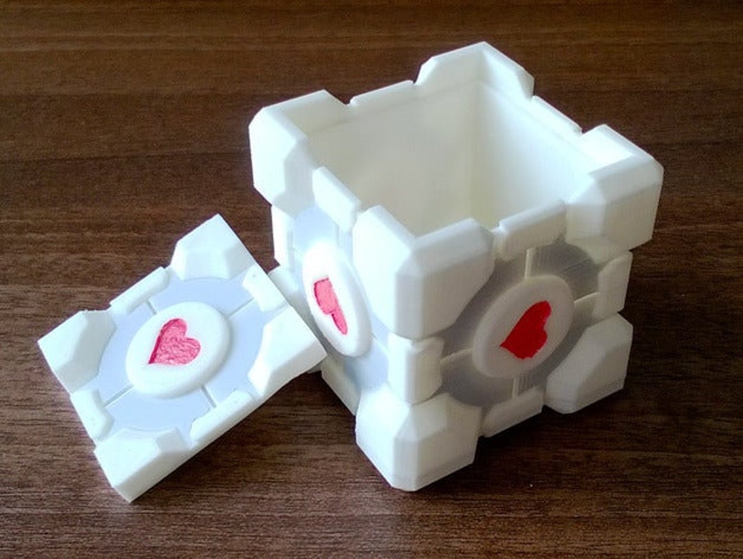 Portal Inspired Companion Cube Gift Box - Etsy