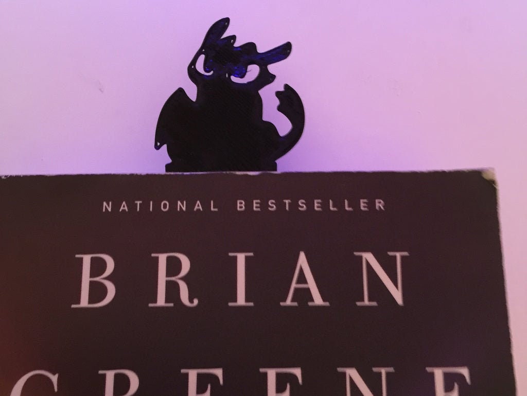 Toothless Night Fury Bookmark 3d Printed - Etsy