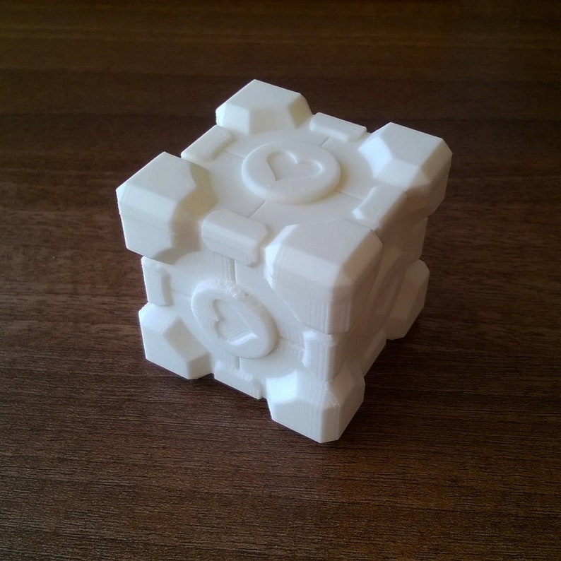 Portal Inspired Companion Cube Gift Box - Etsy