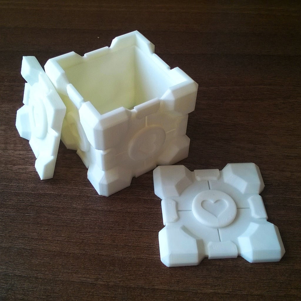 Portal Inspired Companion Cube Gift Box - Etsy