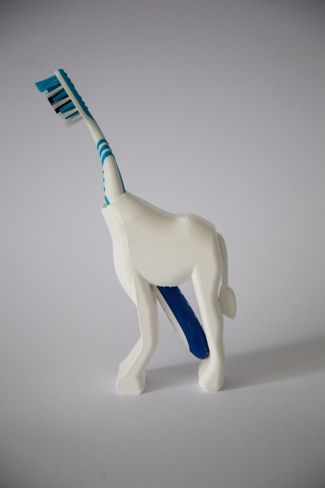 Giraffe Toothbrush Holder, 3d Printed Cute Kids Bathroom Decor, Animal ...