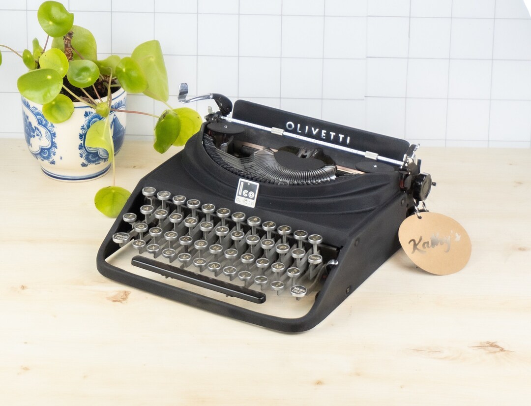 Olivetti Mp1 Ico 1940's With New INKRIBBON and FREE SHIPPING - Etsy