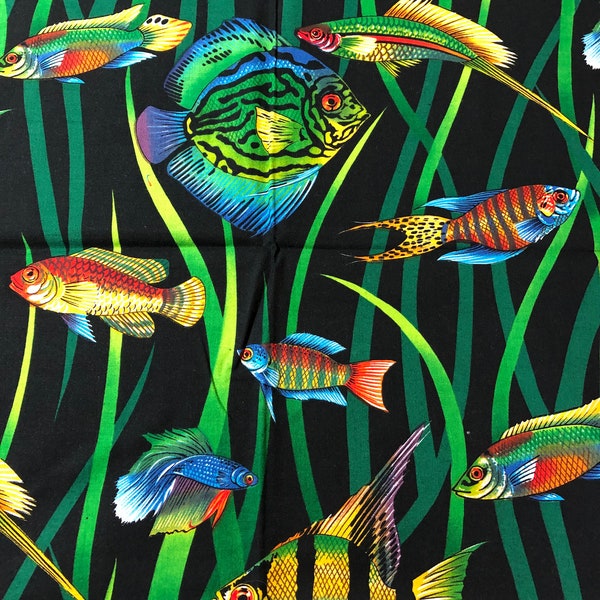 Tropical Fish Fabric - Etsy