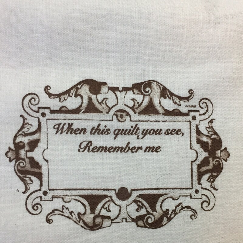 Memory Quilt Label - Etsy