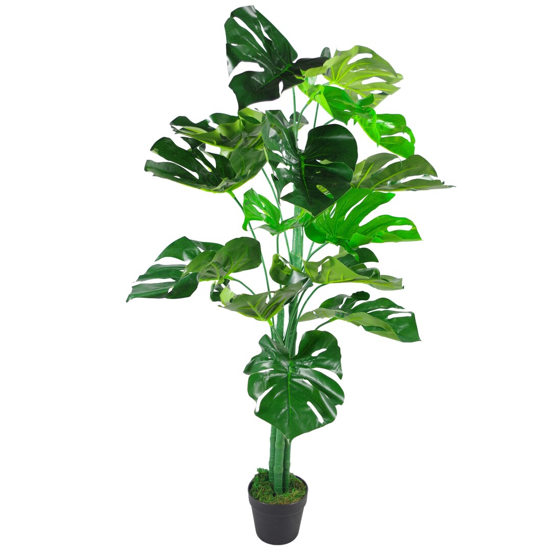 Artificial Monstera Plant - 120cm Monstera - Etsy UK