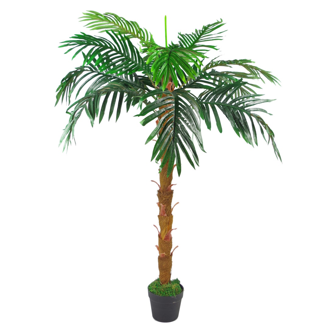 130cm Artificial Princess Palm Tree Natural Trunk - Etsy