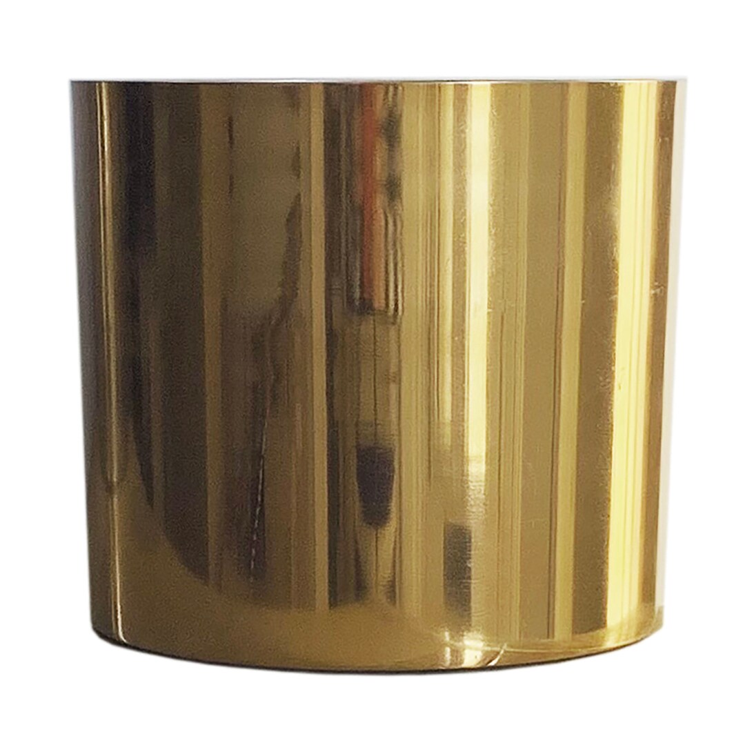 Leaf Metal Planter Plant Pot With Polished Gold Finish 20 X 18cm - Etsy UK