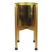 Leaf Metal Planter Plant Pot With Polished Gold Finish 20 X 18cm - Etsy UK