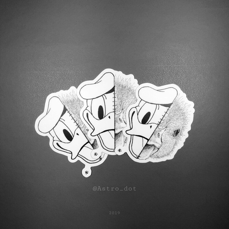 Daffy/ Duck: Halloween Stickers - Etsy