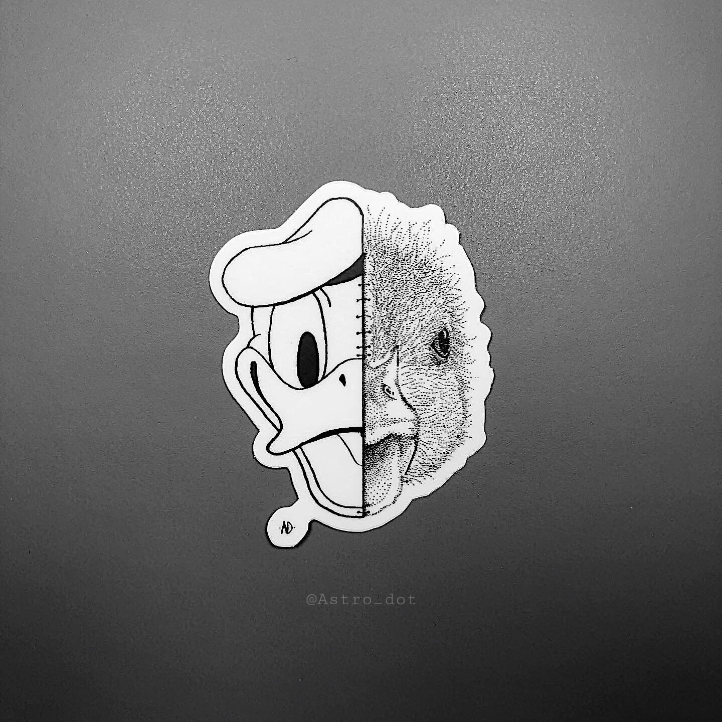 Daffy/ Duck: Halloween Stickers - Etsy