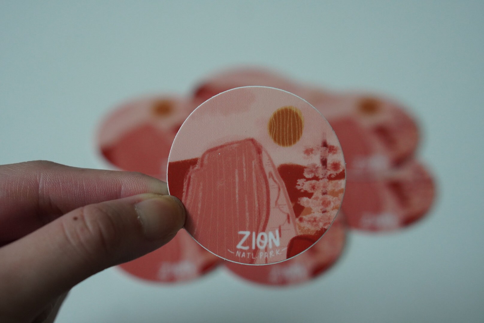 Zion National Park Angels Landing Inspired Sticker Utah I - Etsy