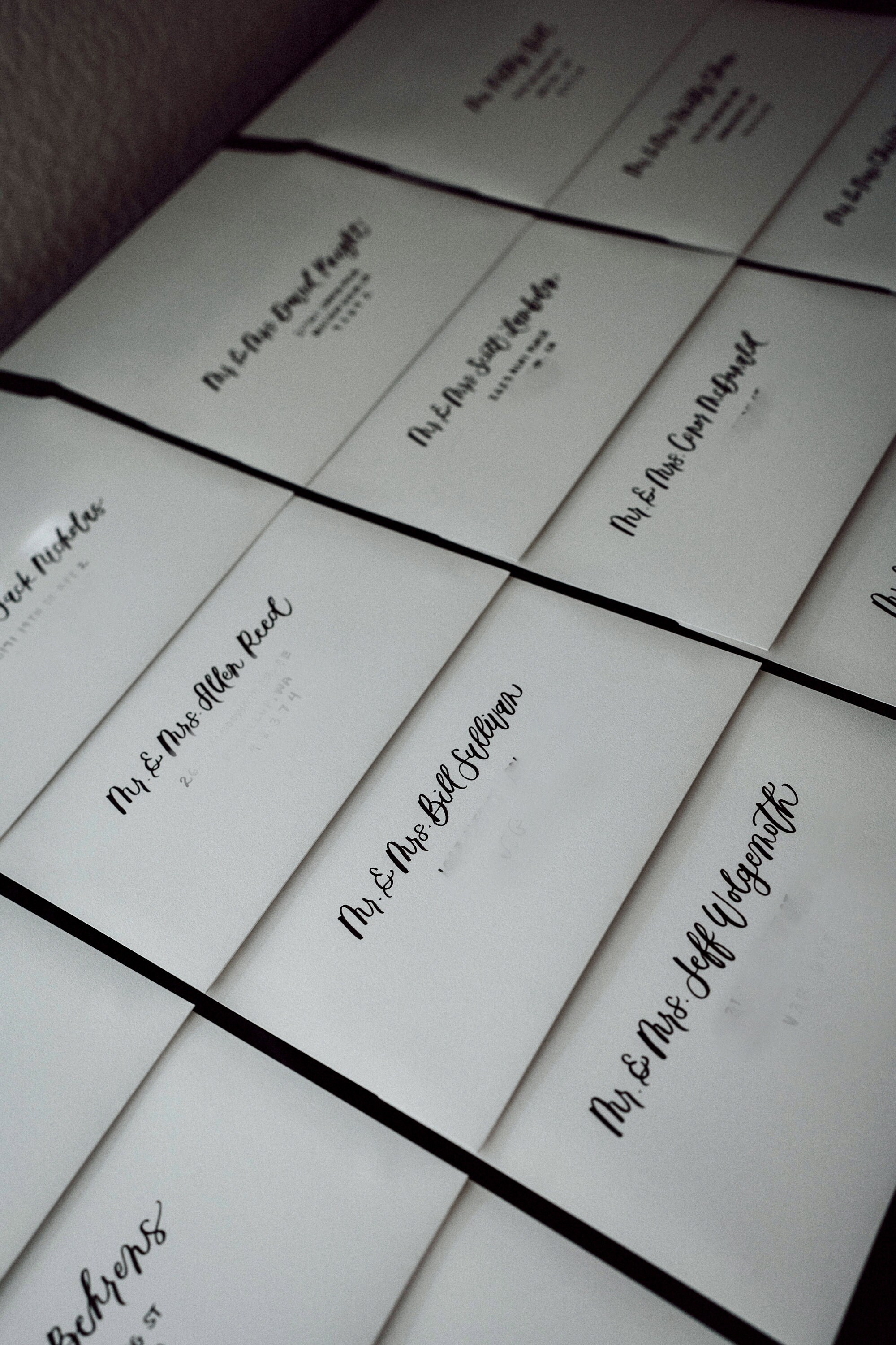 Custom Calligraphy Envelope Addressing: Modern Brush Pen Style - Etsy