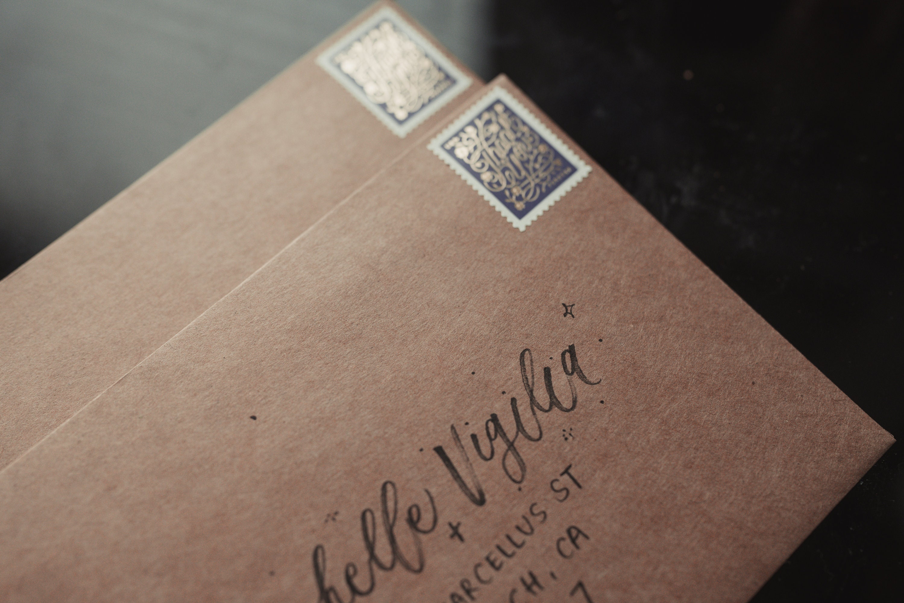 Custom Calligraphy Envelope Addressing: Modern Brush Pen Style - Etsy