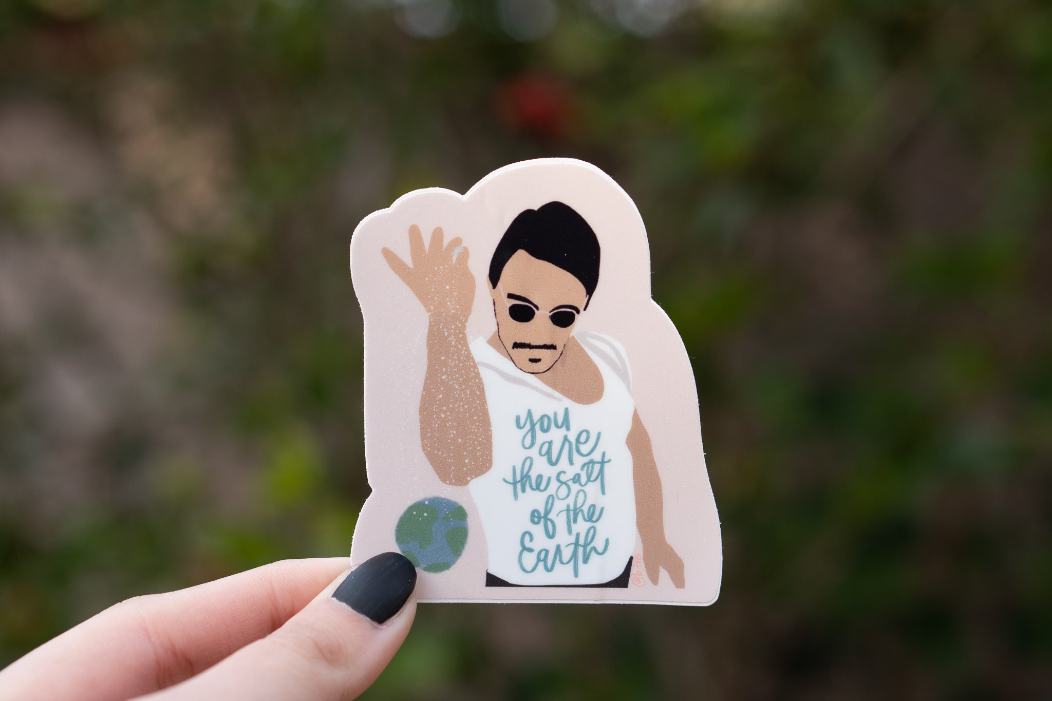 You Are the Salt of the Earth Salt Bae Waterproof Sticker I - Etsy