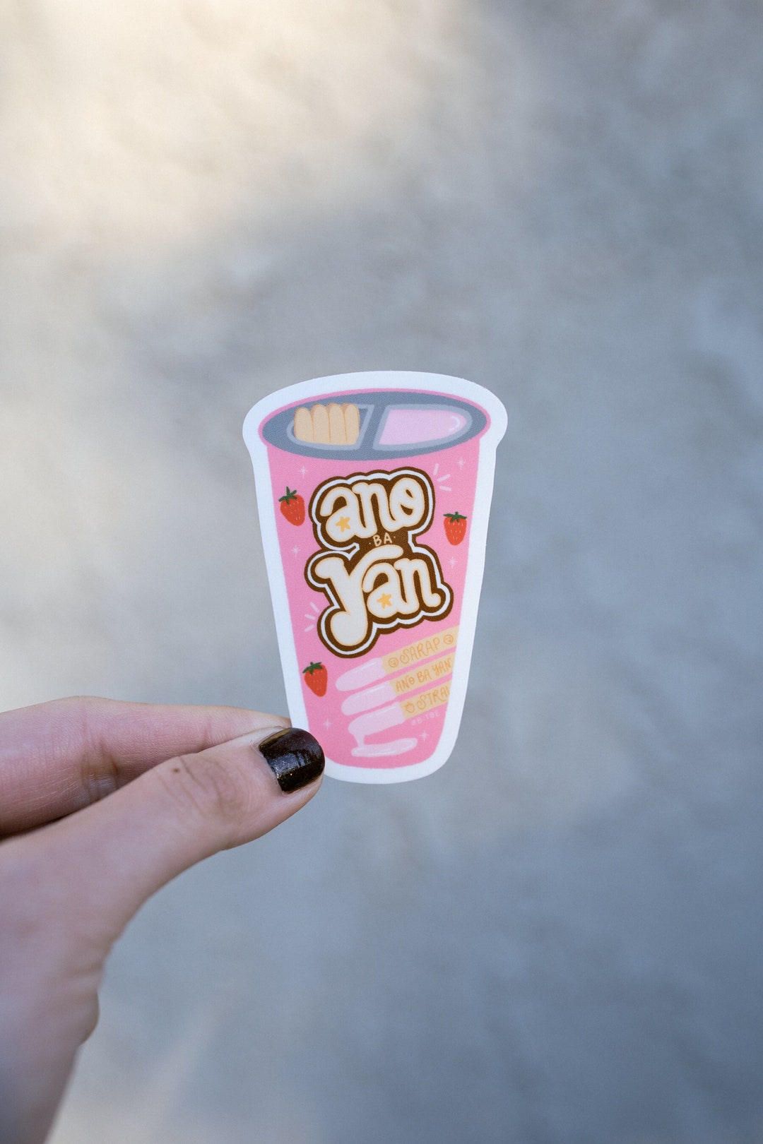 Ano Ba Yan Asian Childhood Snack Glossy Waterproof Sticker I Punny I ...